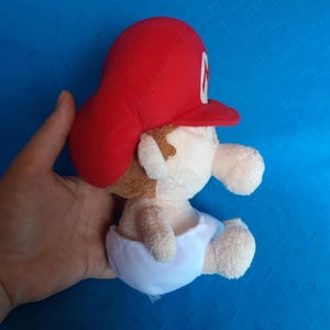 Baby Super Mario in Diaper Plush Stuffed Doll Soft Toy - Etsy