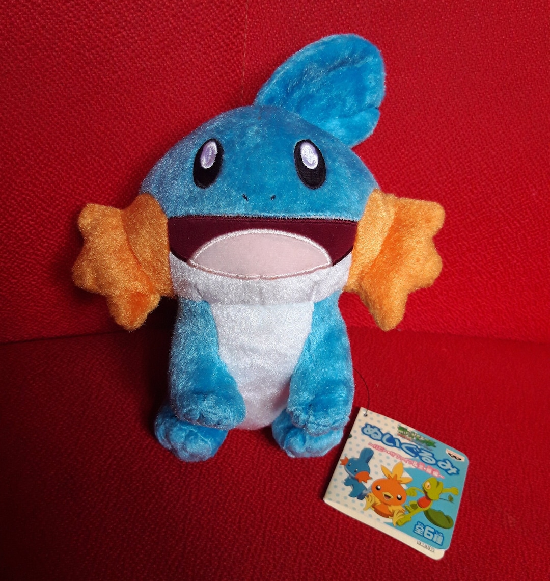 Vintage Mudkip Pokemon Banpresto Nintendo Plush Stuffed Doll Soft Toy ...