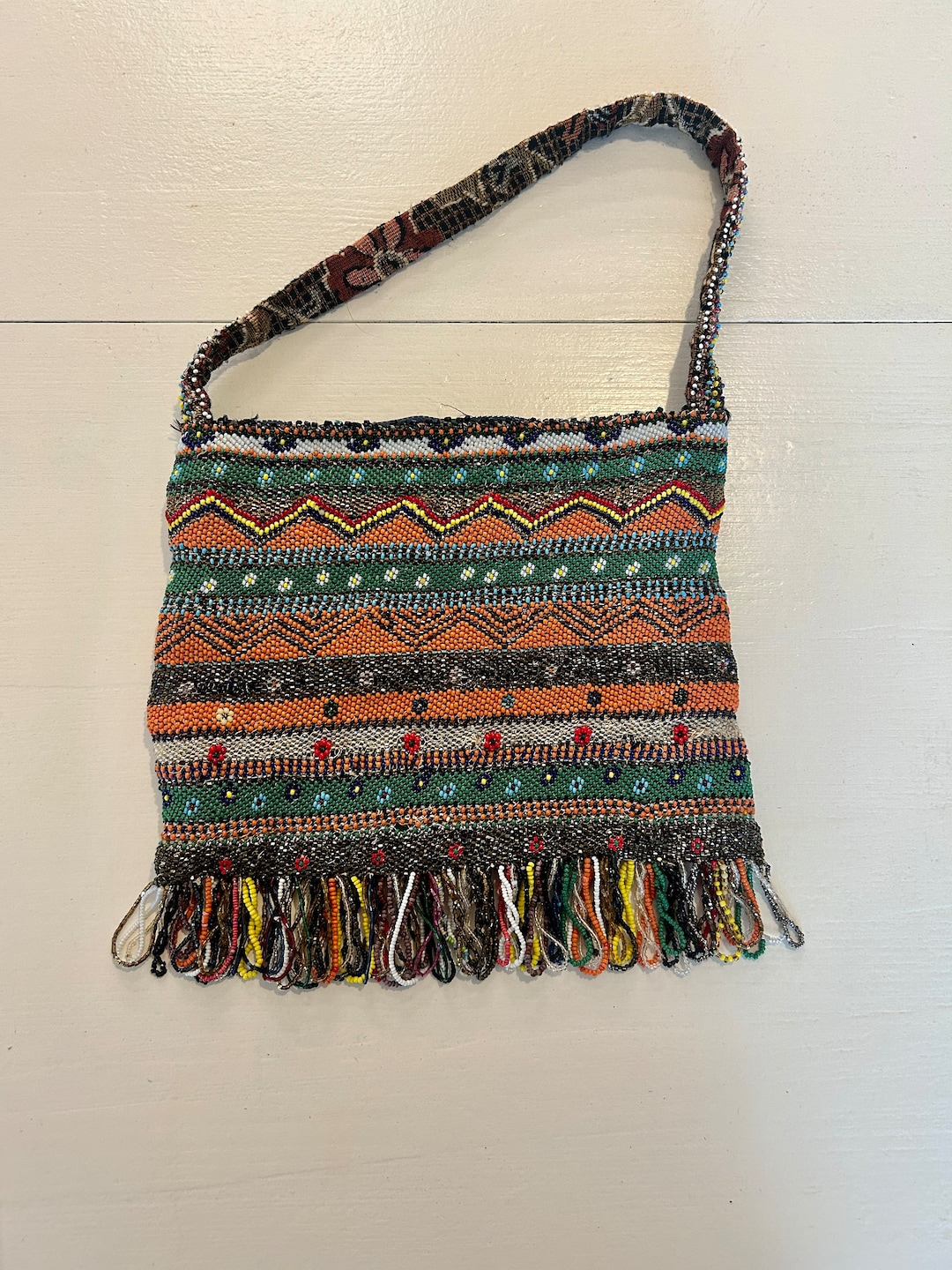 Vintage Hand Beaded Small Purse/clutch - Etsy