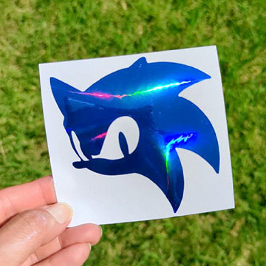 Video-game Sonic Vinyl Sticker/decal - Etsy