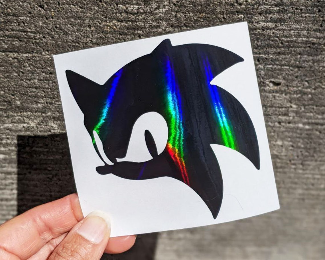 Video Game Sonic Vinyl Sticker/decal - Etsy