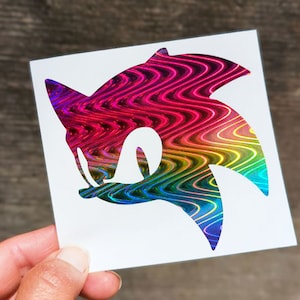 Video-game Sonic Vinyl Sticker/decal - Etsy