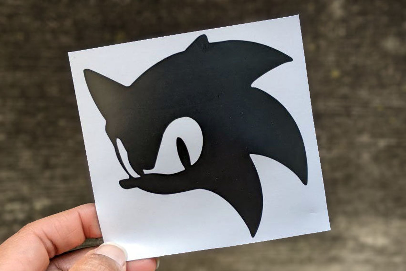 Video Game Sonic Vinyl Sticker/decal - Etsy
