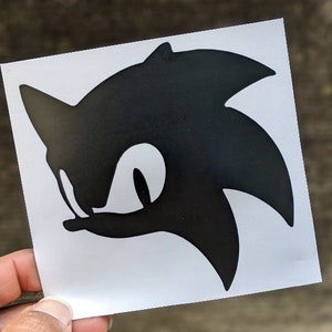Video-game Sonic Vinyl Sticker/decal - Etsy