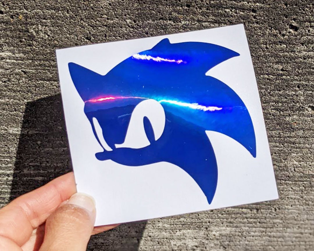 Video Game Sonic Vinyl Sticker/decal - Etsy