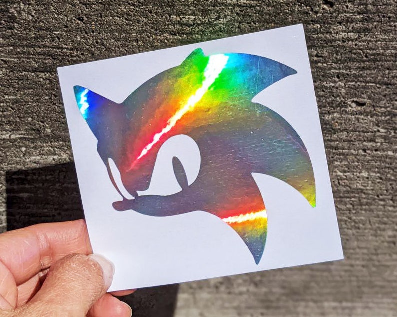Video Game Sonic Vinyl Sticker/decal - Etsy