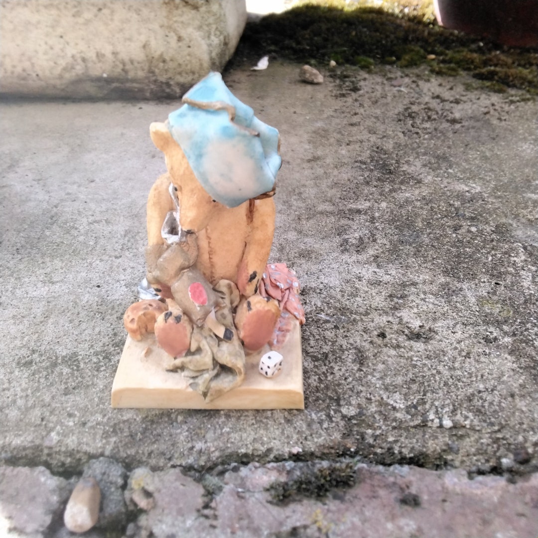 Playful Bear Figurine Peter Fagan From the Miniatues Collection Colour ...