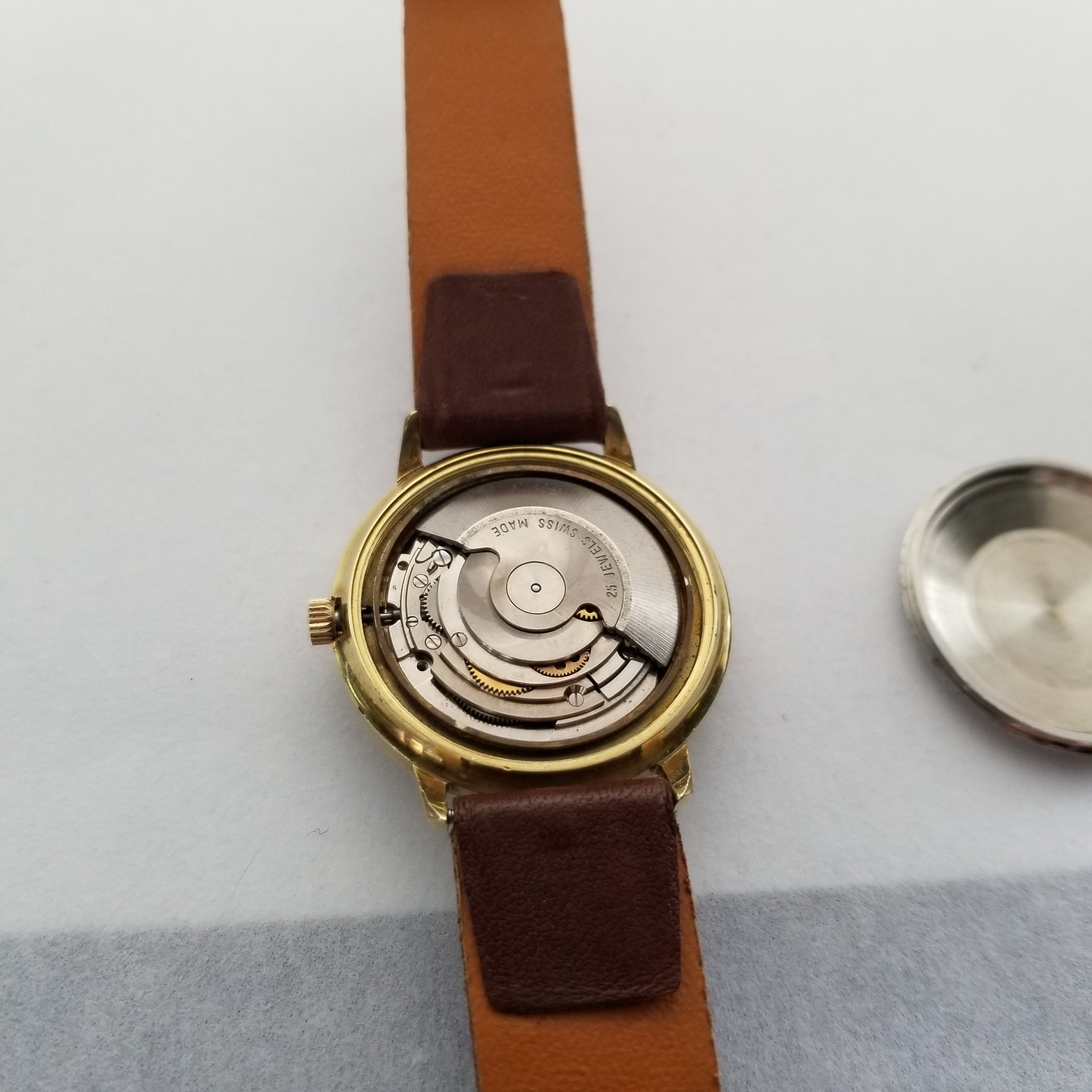 Giroxa Automatic Wrist Watch ETA Cal. 2452 25 Jewel Movement - Etsy