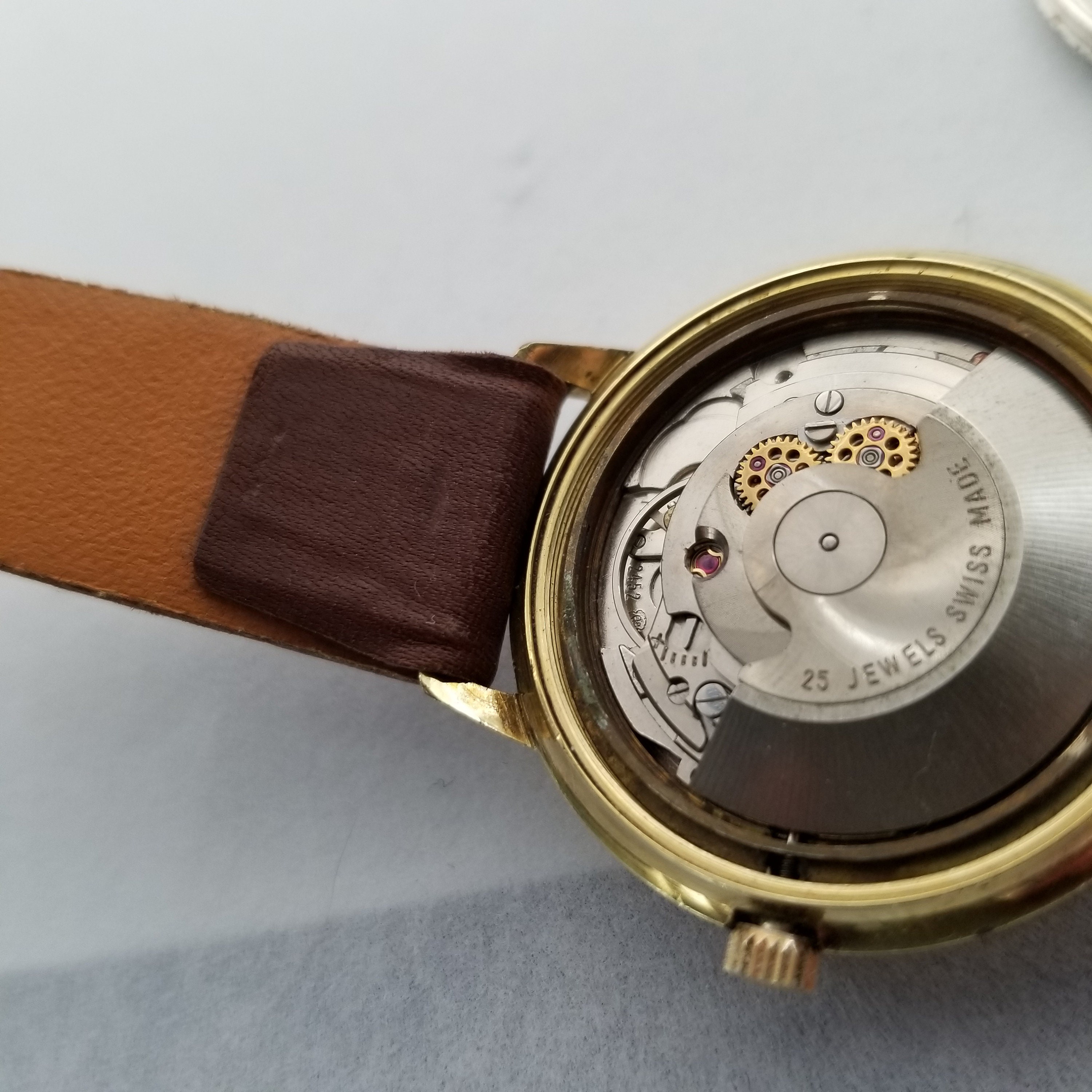 Giroxa Automatic Wrist Watch ETA Cal. 2452 25 Jewel Movement - Etsy