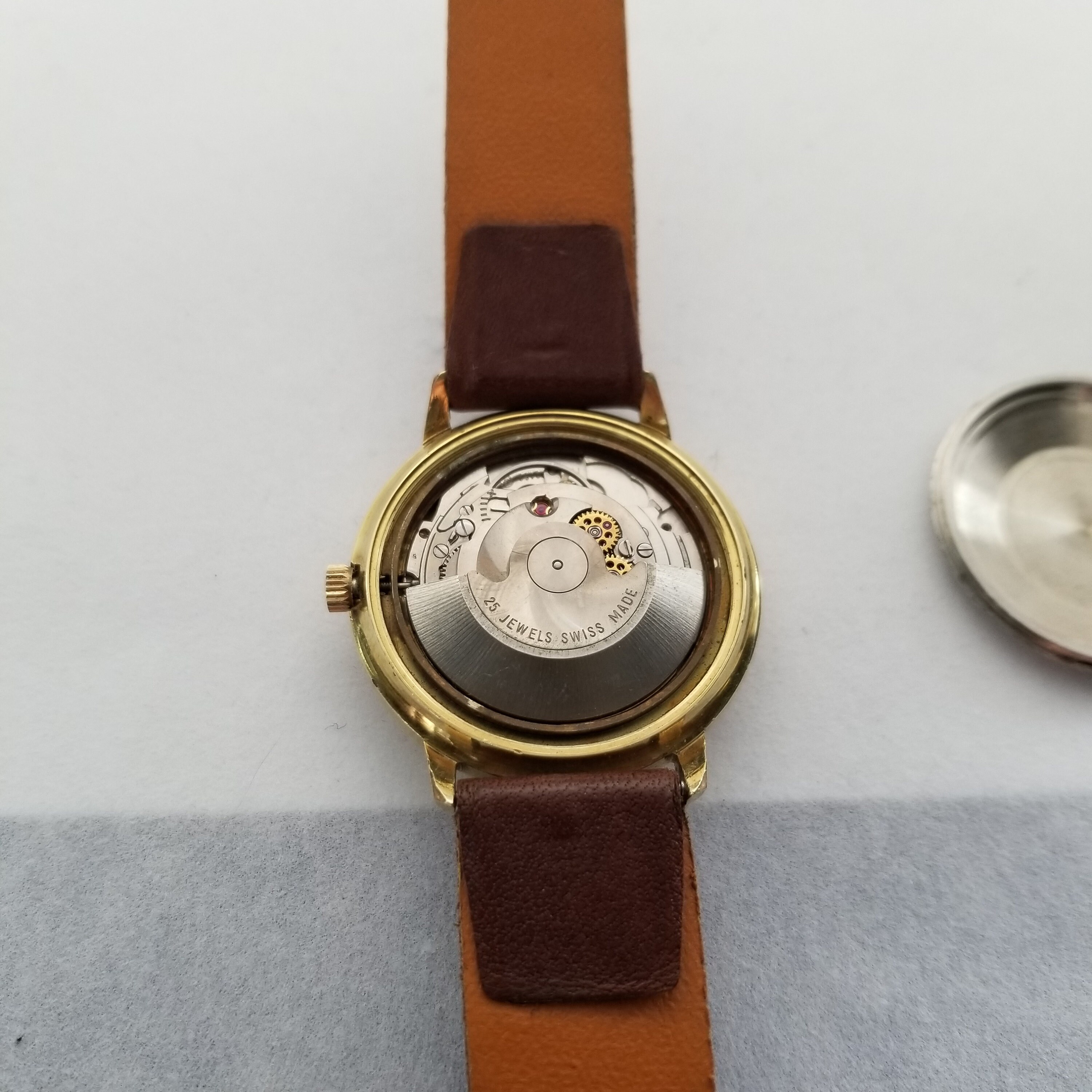 Giroxa Automatic Wrist Watch ETA Cal. 2452 25 Jewel Movement - Etsy