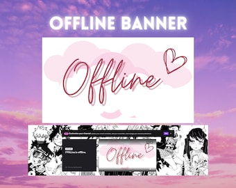 Pink Forest, Offline Banner, Twitch Live Stream , Background - Etsy