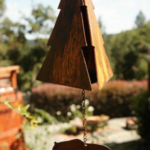 Ready to Ship Lg. Tree Wind Bell With Bear or Pinecone. I Use a Wooden ...