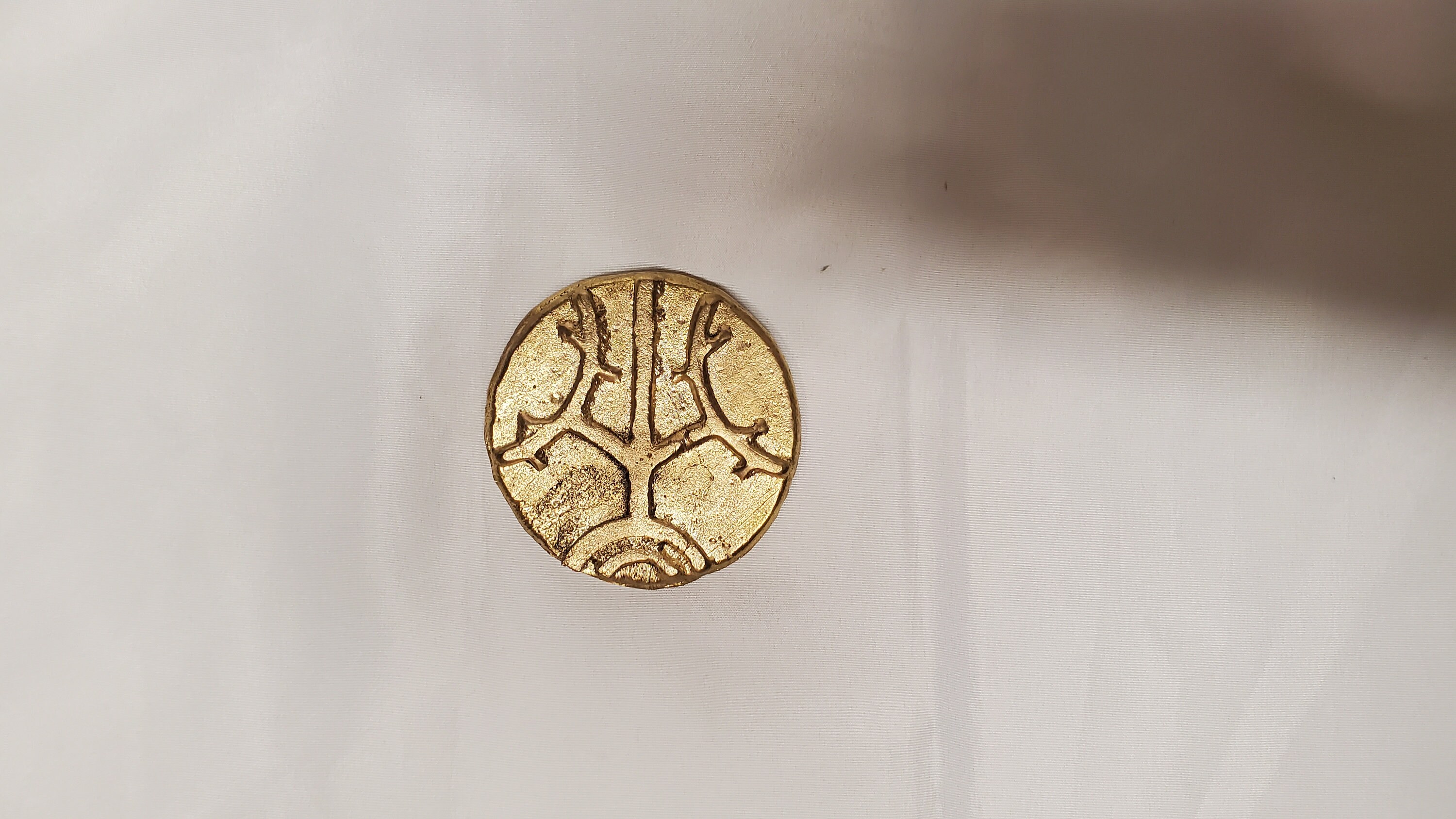 Skyrim Inspired Golden Dwemer Symbol Hand Cast - Etsy