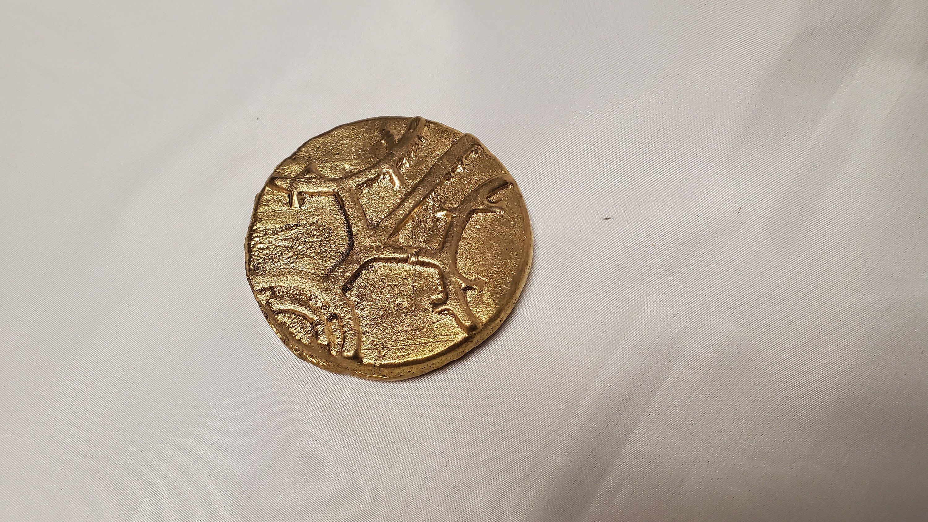 Skyrim Inspired Golden Dwemer Symbol Hand Cast - Etsy