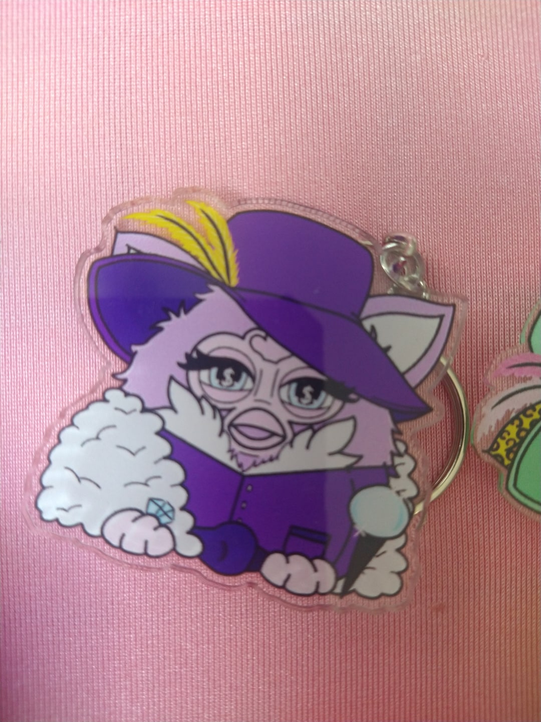 Pimp Purple Keychain - Etsy