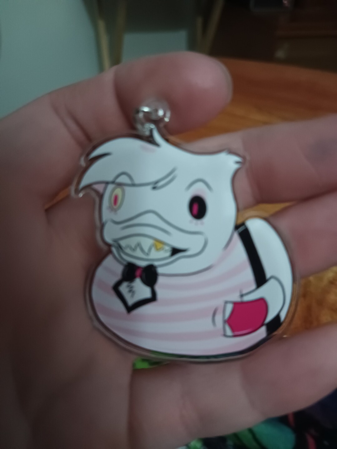 Hazbin Hotel Angel Dust Duckie Keychain - Etsy