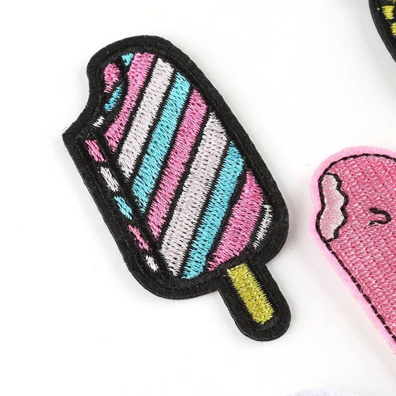 Popsicle Iron on Patch Icy Pop Patch VSCO Popsicle Patch - Etsy