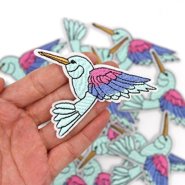 Hummingbird Applique - Etsy