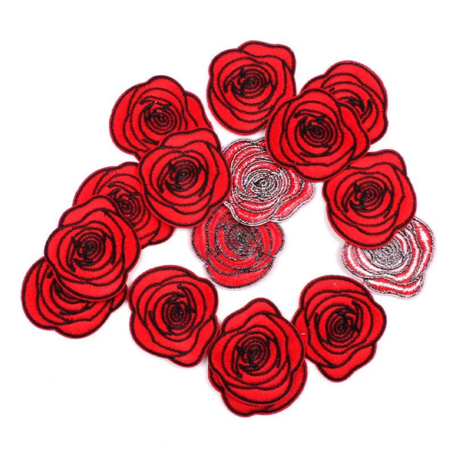 Rose Iron on Patch Flower Iron on Patch VSCO Patches Nature - Etsy