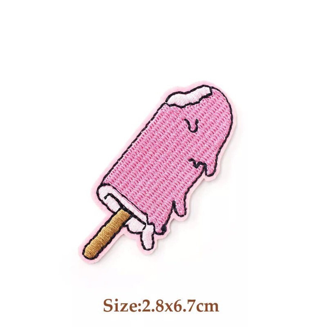 Pink Popsicle Iron on Patch Icy Pop Patch VSCO Popsicle Patch Ice Cream Patch-paleta Patch Ice ...