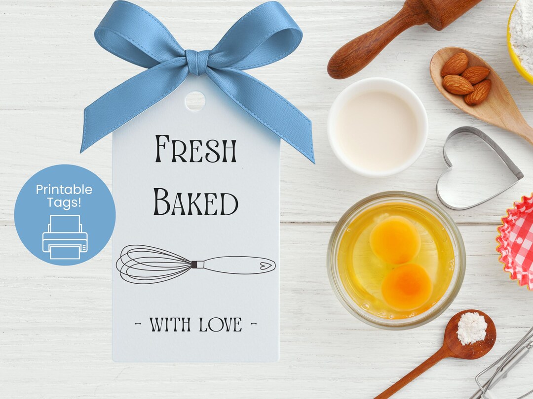 Fresh Baked Gift Tag • Homestead Bread Baking Printable - Etsy