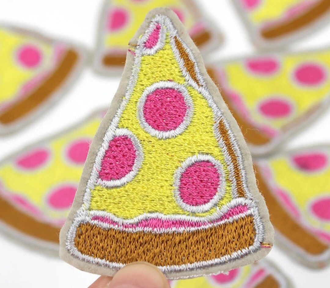 Pizza Slice Iron on Patch Food Patch Sweets Patch Foodie Patch - Etsy