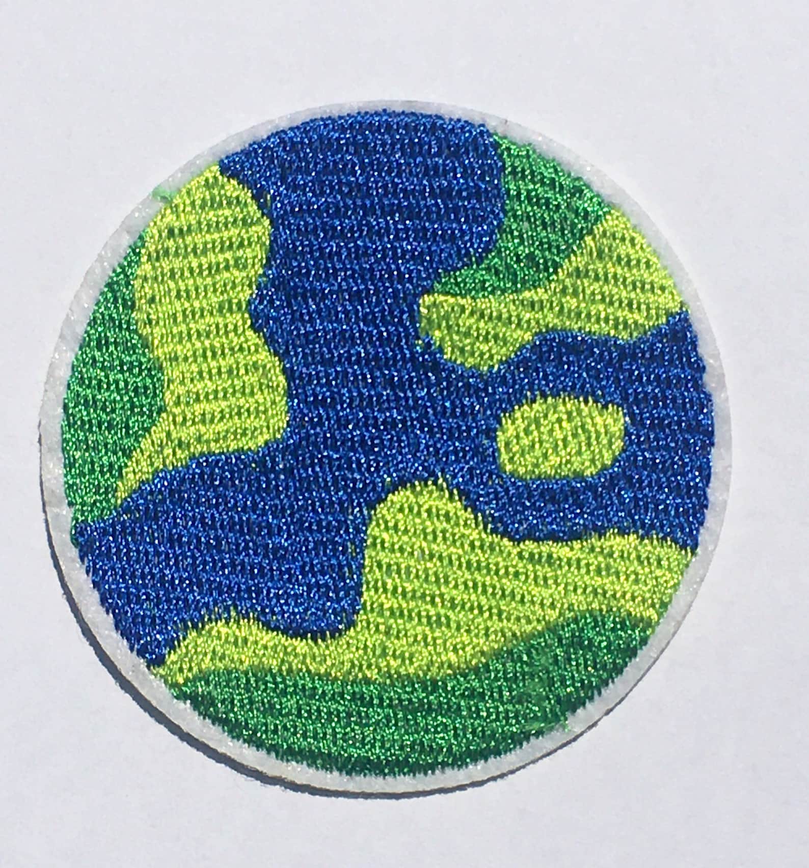 Earth Iron on Patchpatch Save the Planet Patch Globe Patch - Etsy Israel