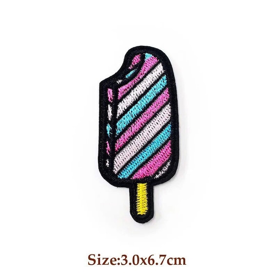 Popsicle Iron on Patch Icy Pop Patch VSCO Popsicle Patch | Etsy
