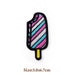Popsicle Iron on Patch Icy Pop Patch VSCO Popsicle Patch Ice Cream Patch paleta Patch Ice Cream ...