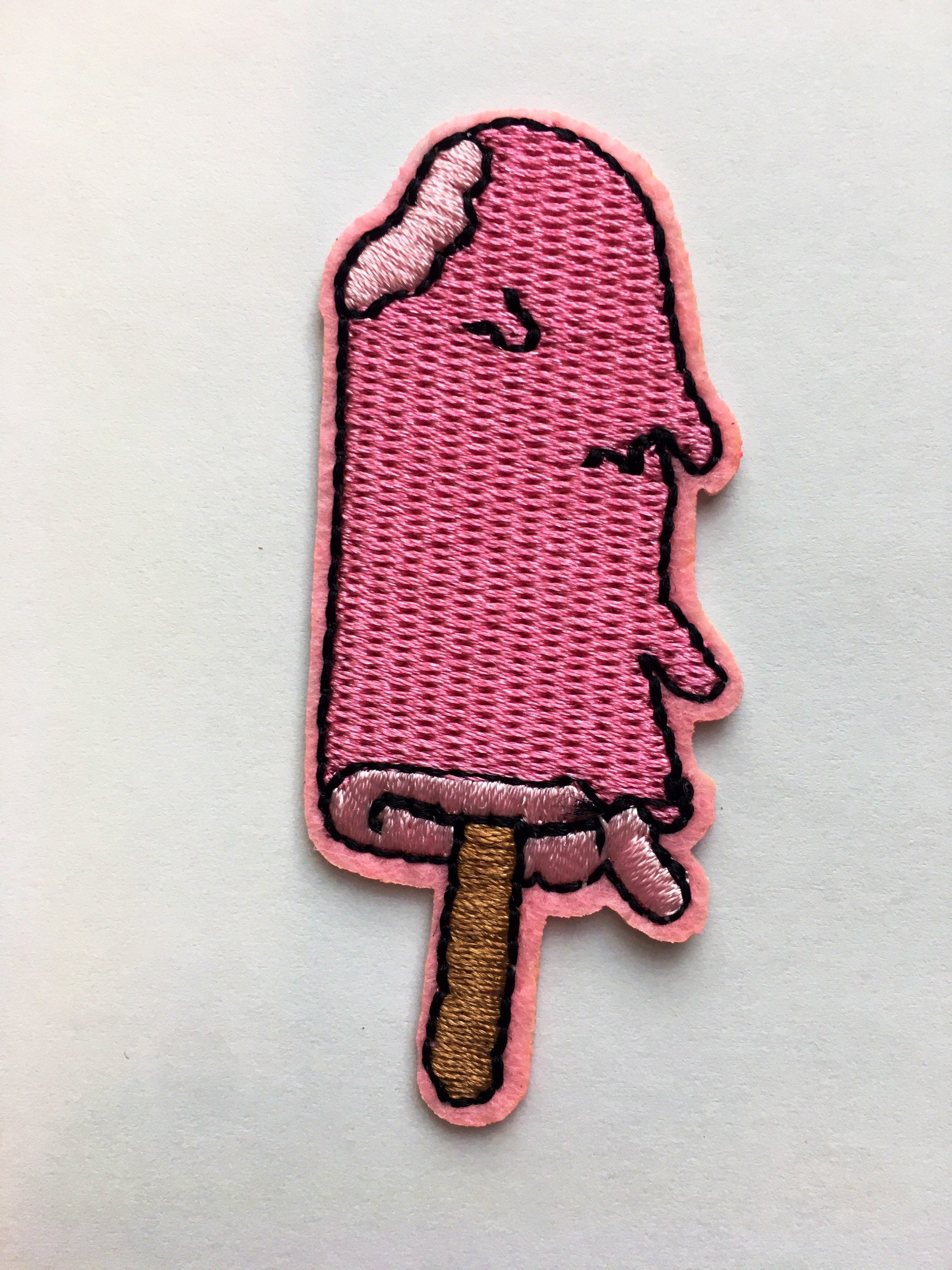 Pink Popsicle Hierro En Parche Parche Icy Pop VSCO Popsicle | Etsy