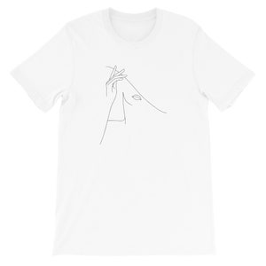 Fine Line Art | Minimal Shirt | Simple Shirt | Feminine Outline ...
