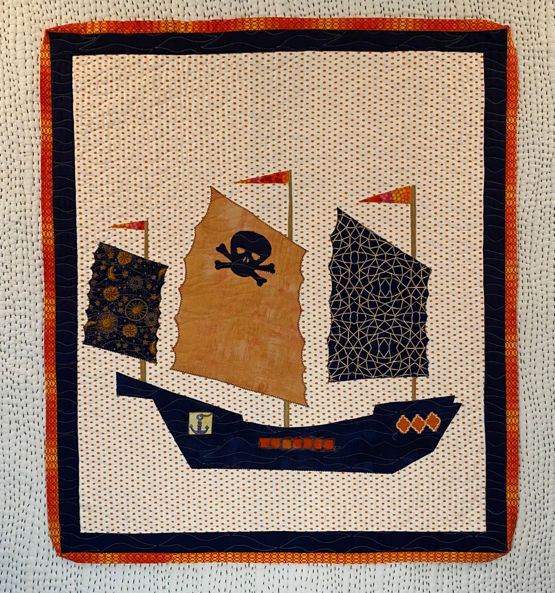 Pirate Ship Quilt - Etsy