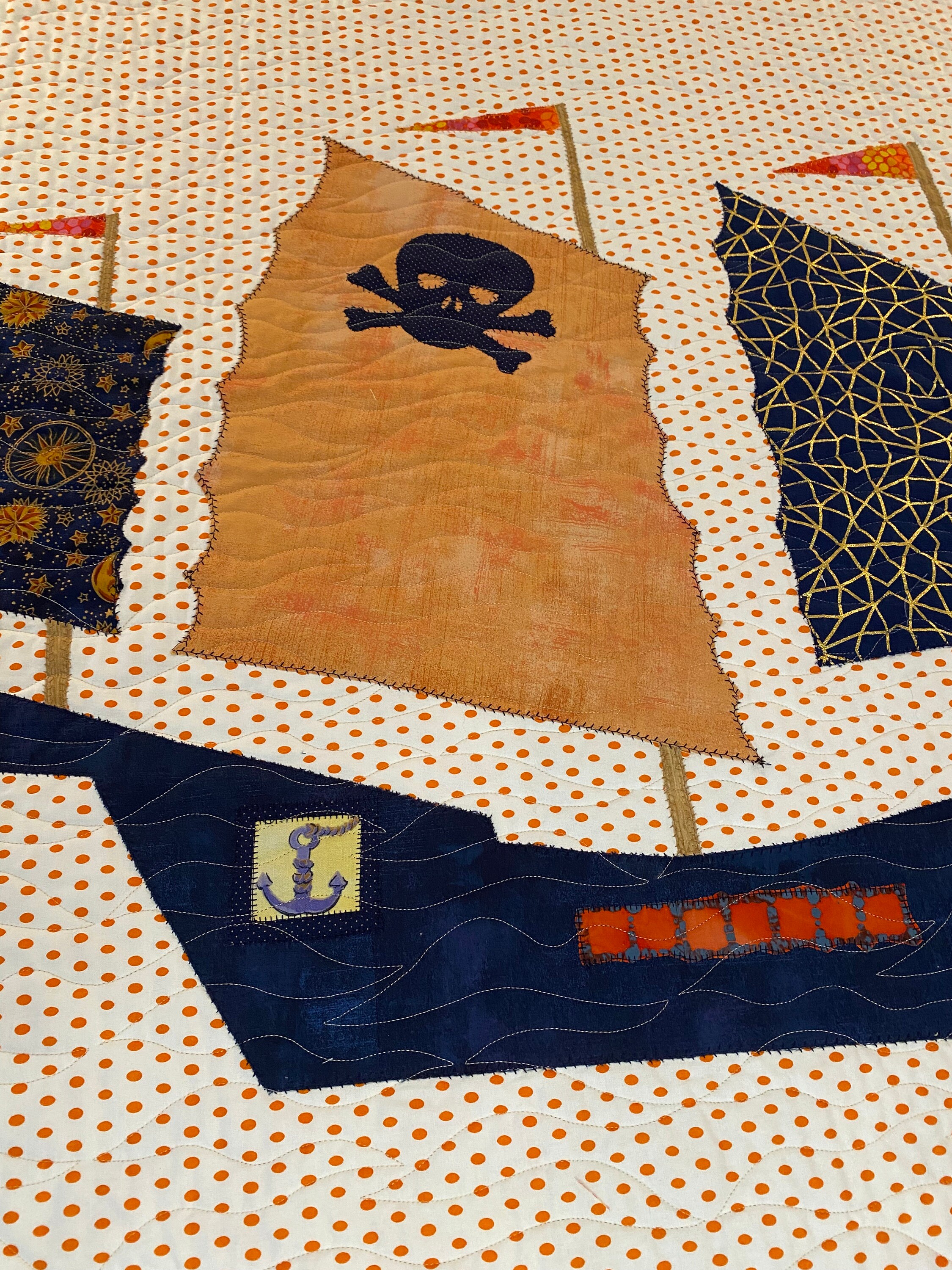 Pirate Ship Quilt - Etsy