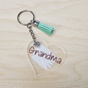Personalised Name Keyring Gift Custom Perspex Keyring - Etsy UK
