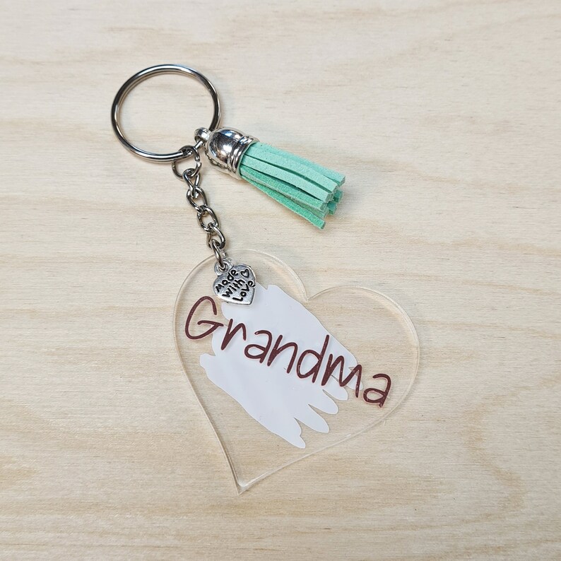 Personalised Name Keyring Gift Custom Perspex Keyring - Etsy UK