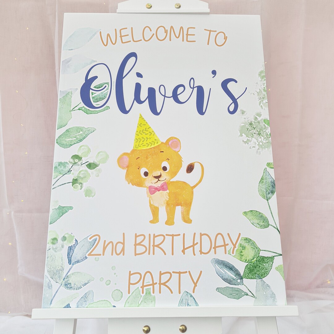 A2 Birthday Welcome Sign Board Personalised Welcome Sign Welcome Plaque ...