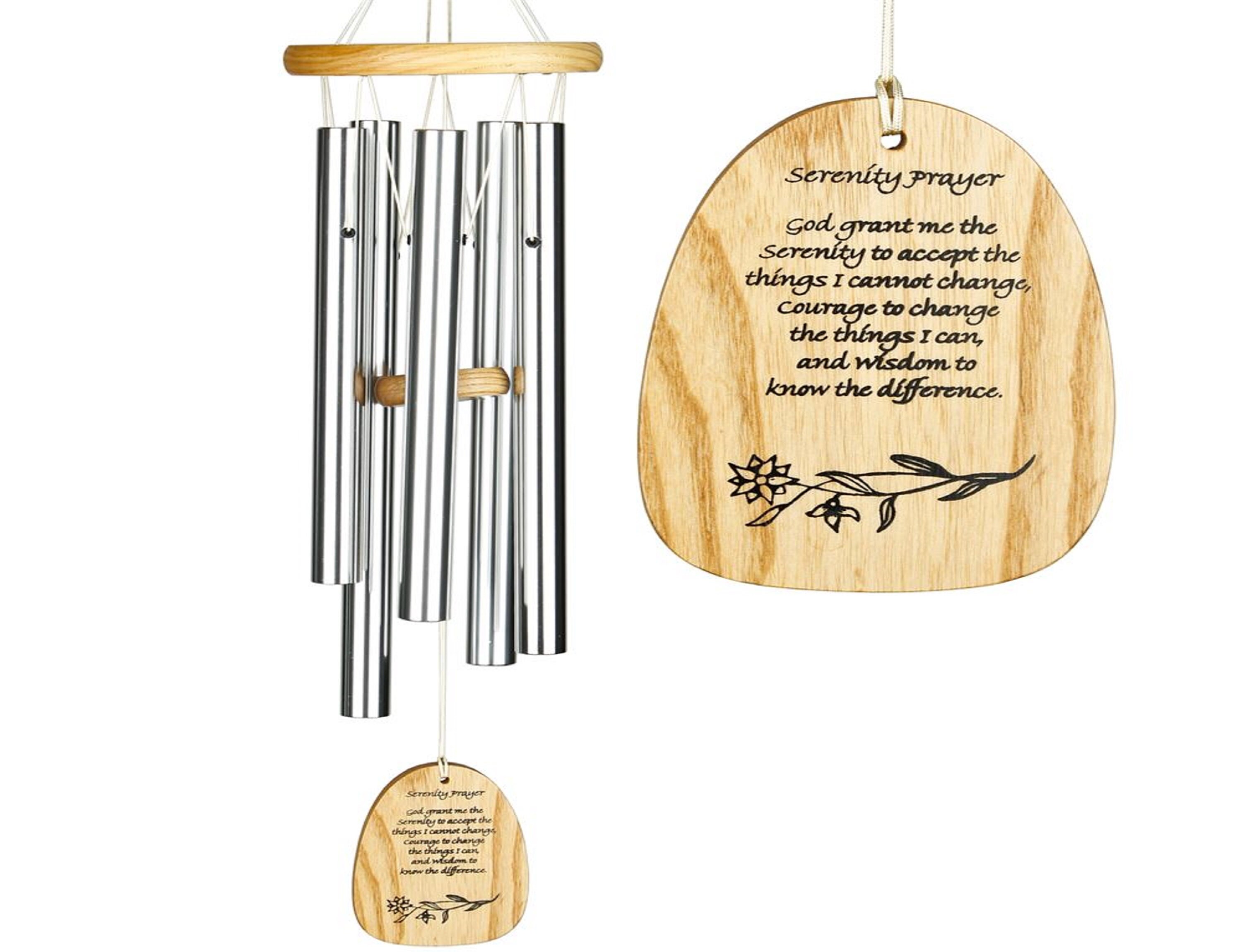 Serenity Prayer Custom Wind Chime Reflections Serenity - Etsy