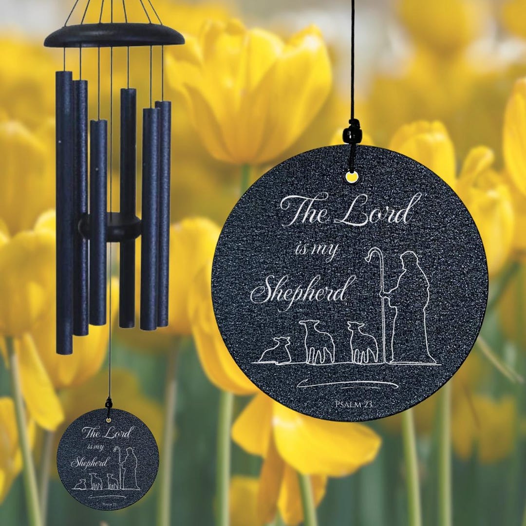 The Lord is My Shepherd Memorial - Midnight Blue 27 Inch Corinthian ...