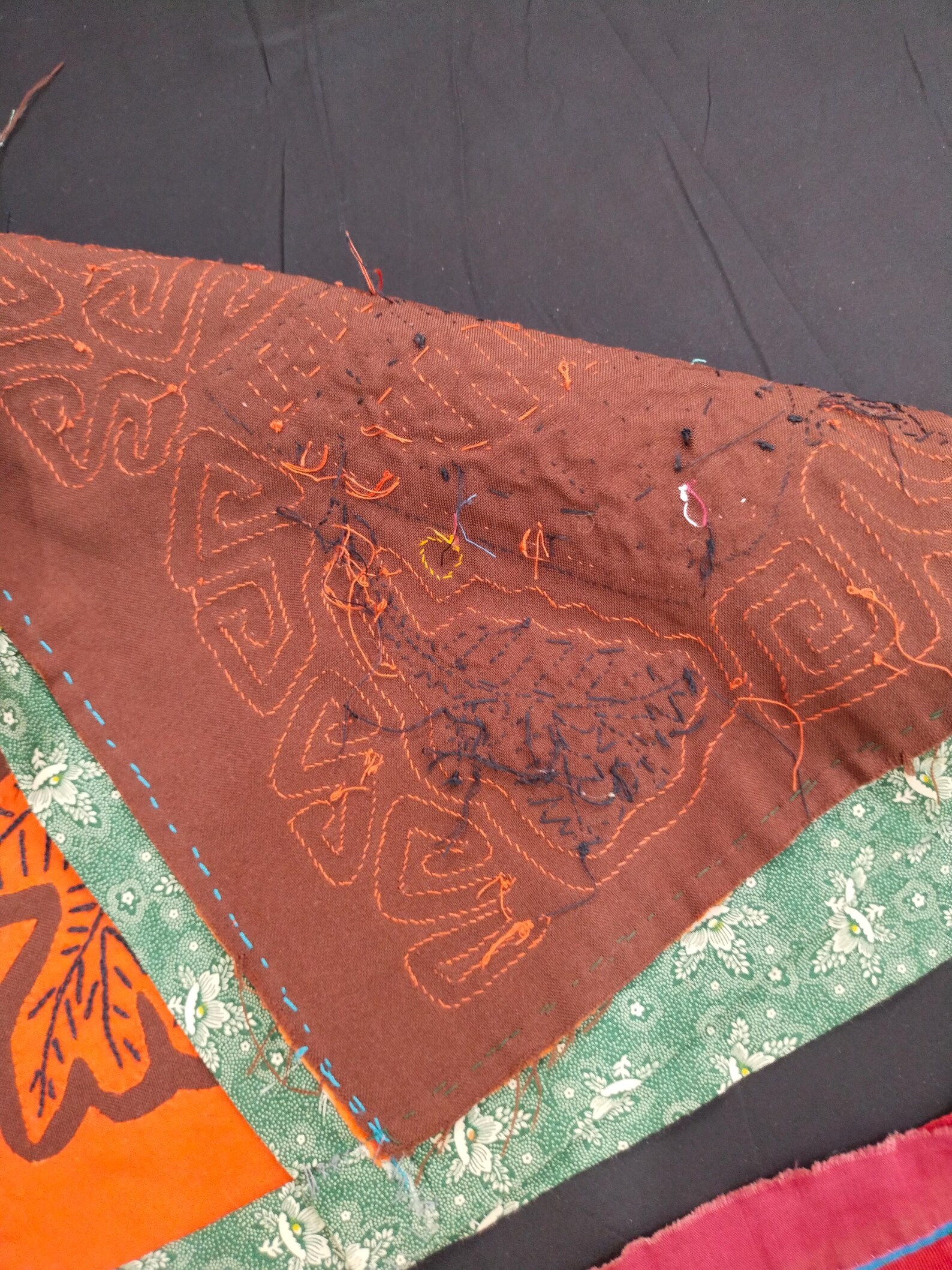 Vintage Panama Kuna Molas 4 Piece Lot Needlework Applique Embroidery ...