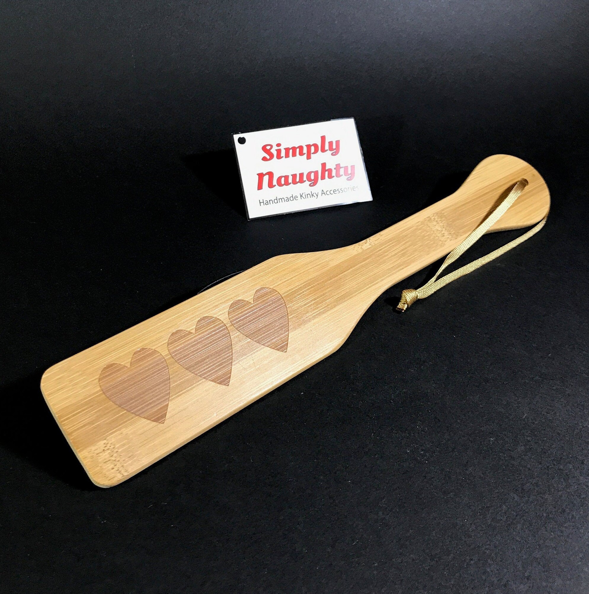 Bamboo Wood Spanking Paddle Wooden Spanking Bdsm Paddle Sex Etsy