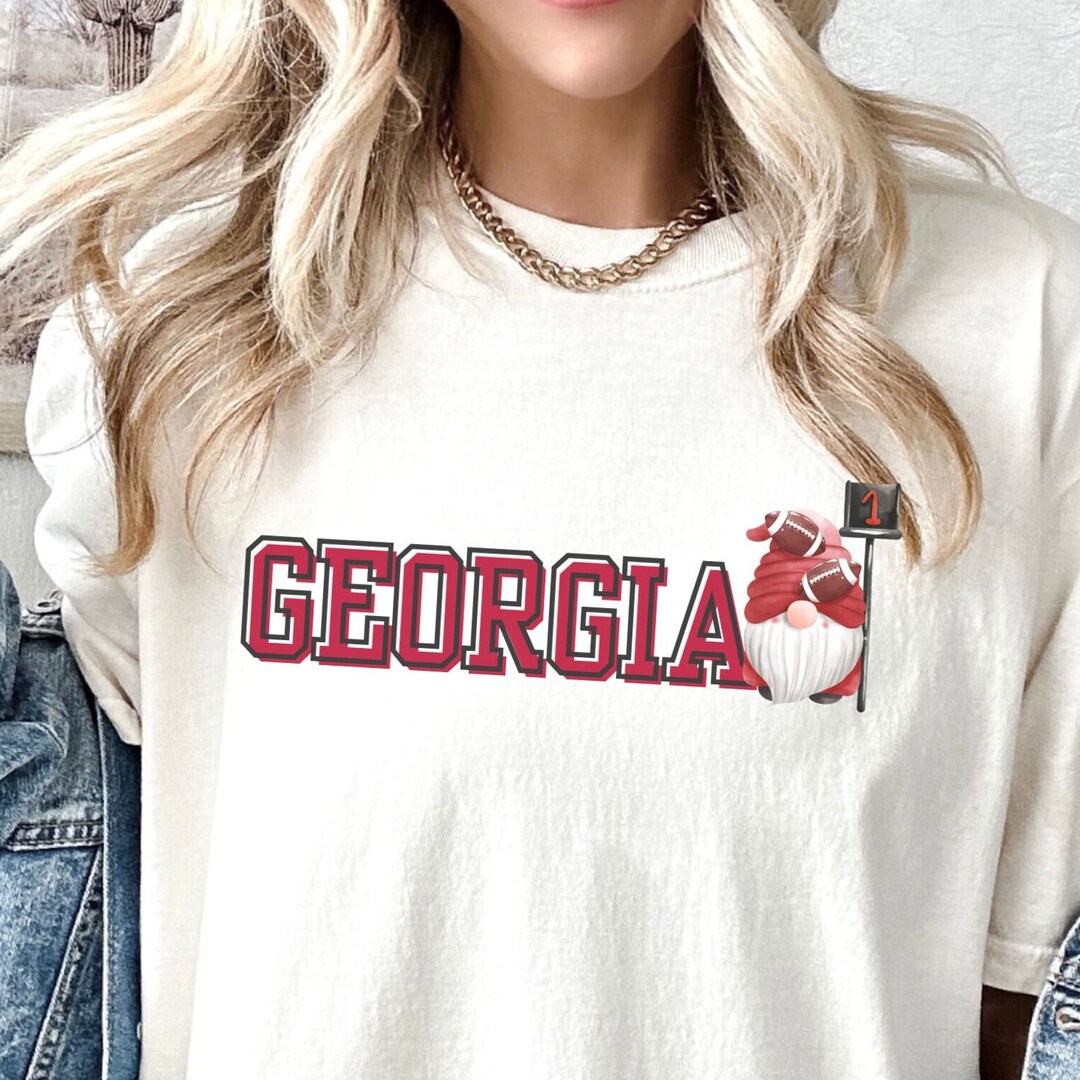 Georgia Football Shirt Georgia Football Tshirt Comfort - Etsy