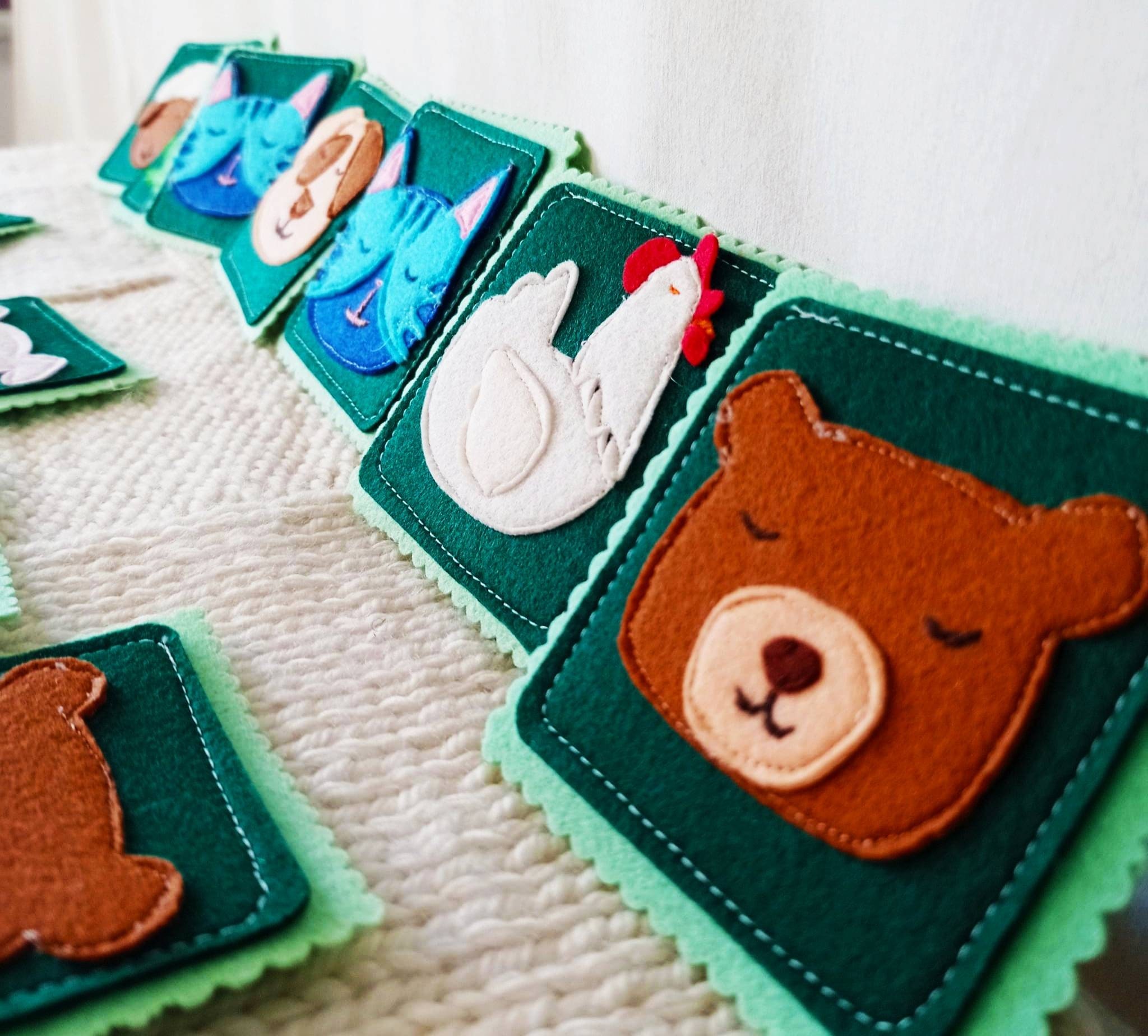 Felt Memory Game Handamade - Etsy