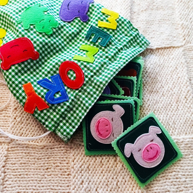 Felt Memory Game Handamade - Etsy