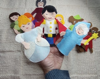 Fairy Tale MATCHBOX Cottage #4 CINDERELLA Felt Playset PDF Cinderella ...