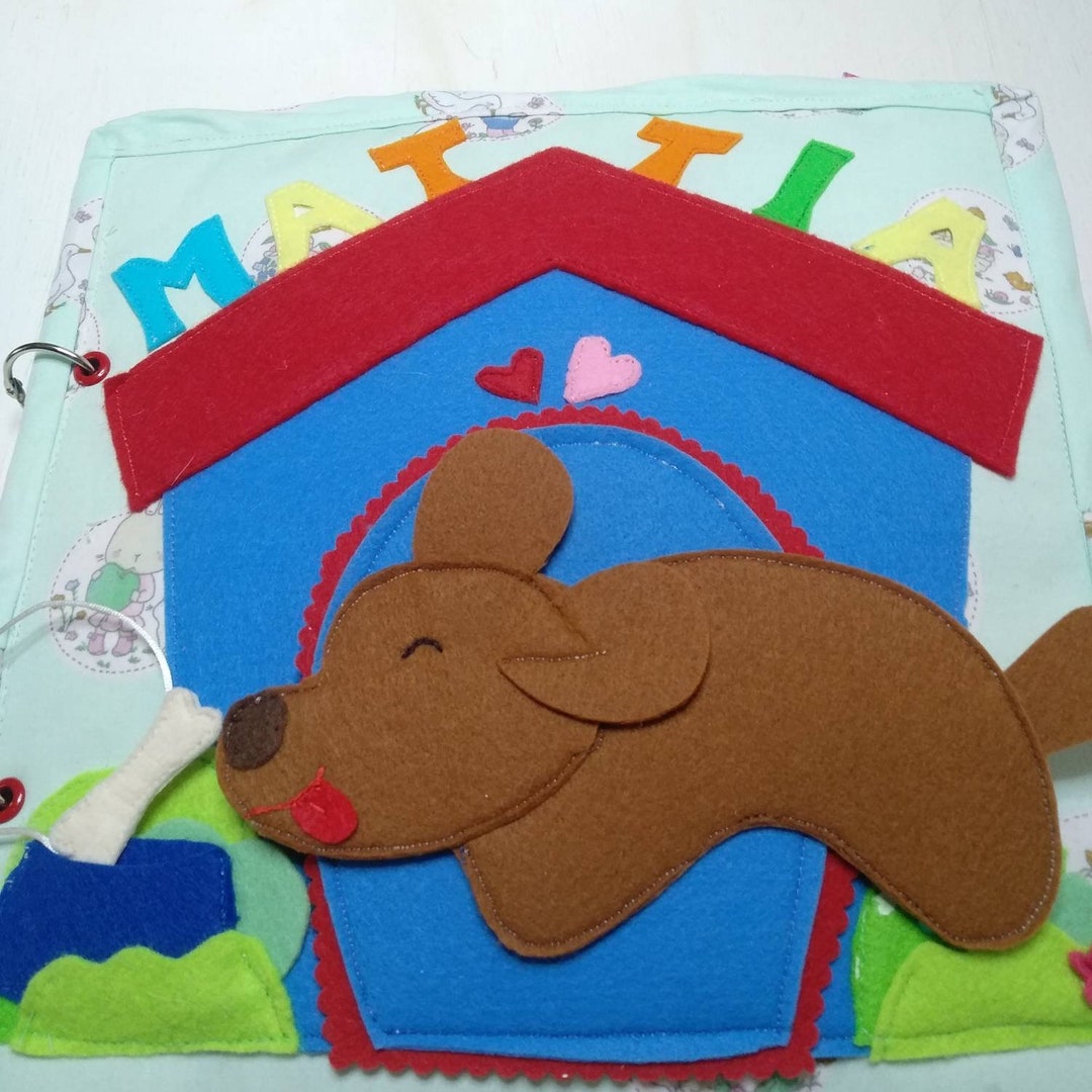 Quietbook Sensorial Book Quiet Book - Etsy