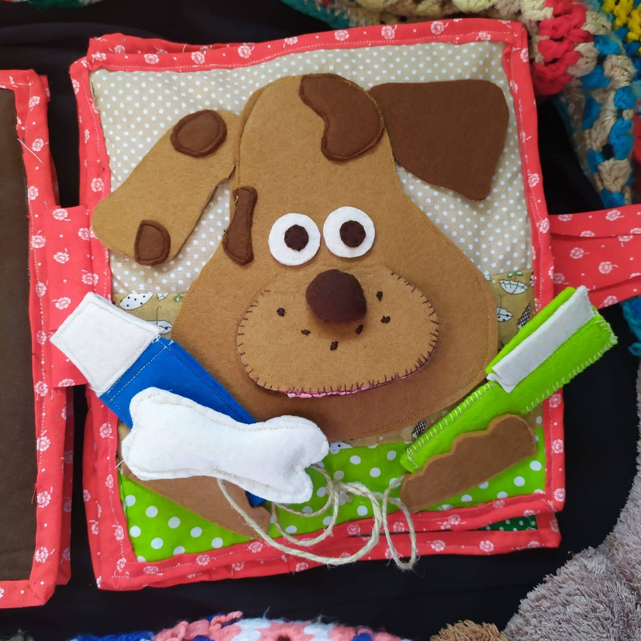 Quiet Book Dog Activity Page - Etsy
