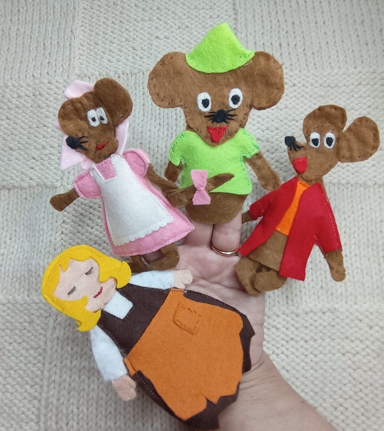Finger Puppets Cinderella - Etsy
