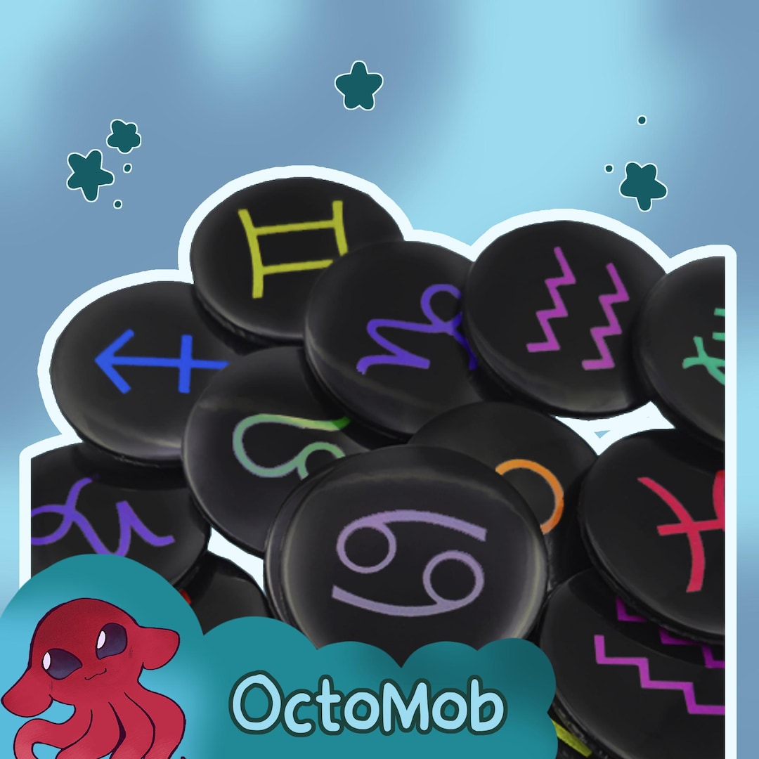 Homestuck Zodiac Sign Theme Badges - Etsy Australia