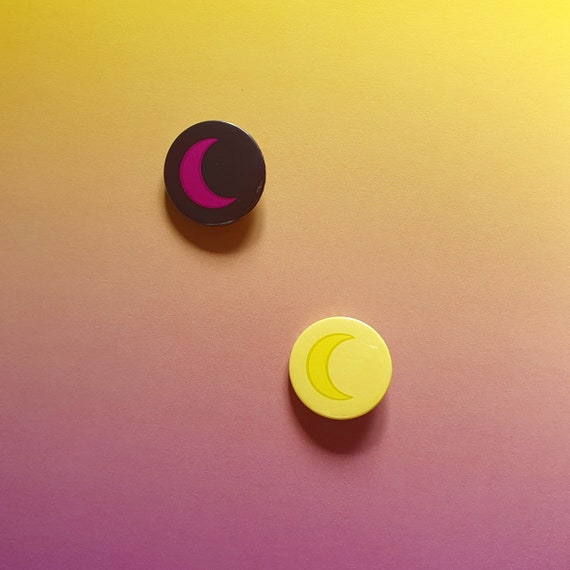 Homestuck Derse & Prospit Dream Moons Theme Badges - Etsy