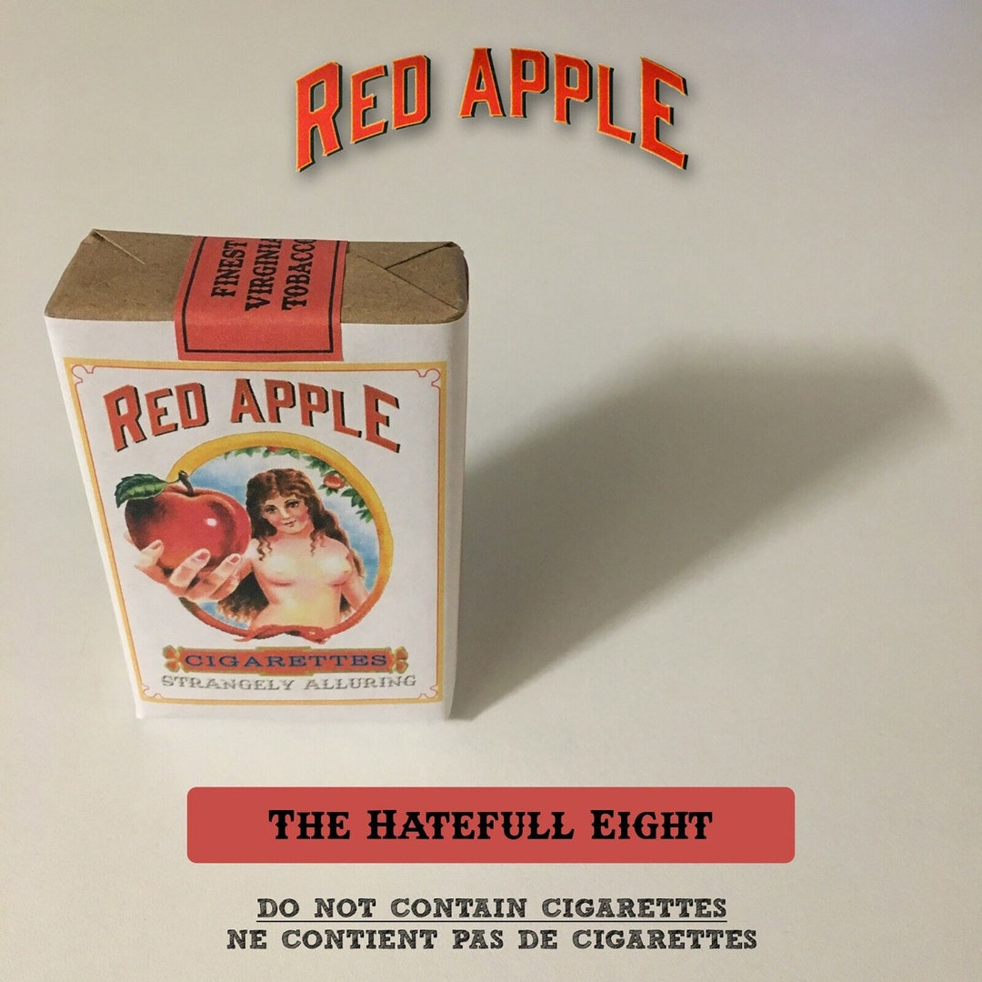 Red Apple Cigarettes the Hateful Eight 8 Replica Pack Quentin TARANTINO ...